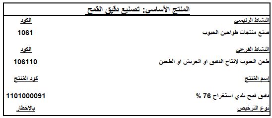 دراسة جدوى مبدئية - مشروع مطحن دقيق